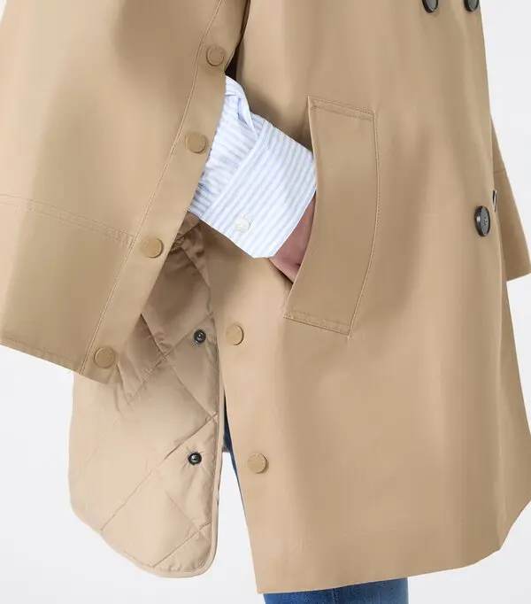 Max Mara Water-repellent Gabardine Trench Coat