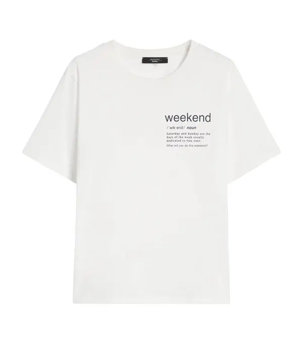 Max Mara Cotton Logo T-shirt