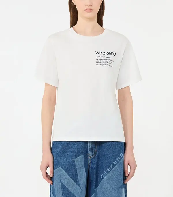 Max Mara Cotton Logo T-shirt