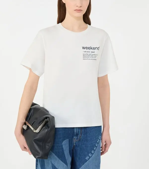 Max Mara Cotton Logo T-shirt