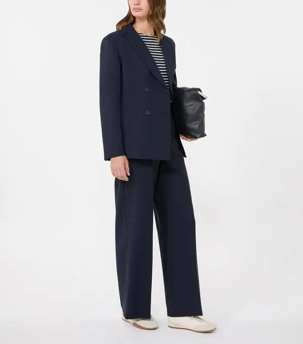 Max Mara Virgin Wool Double-breasted Blazer