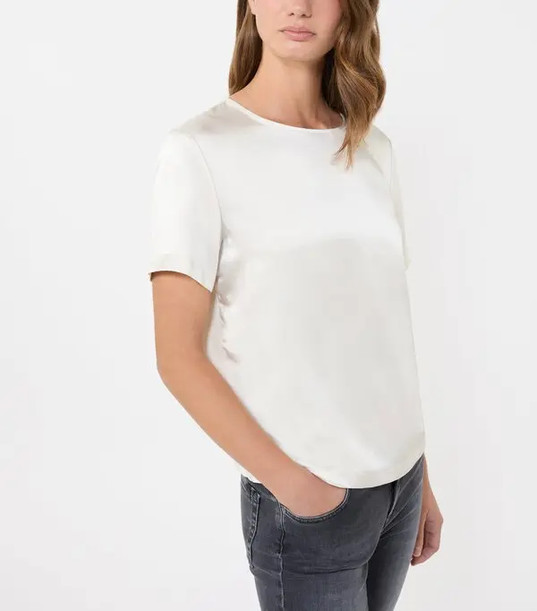 Max Mara Satin-front T-shirt