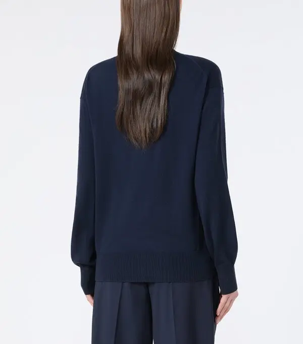 Max Mara Wool-cashmere Sweater - Blue