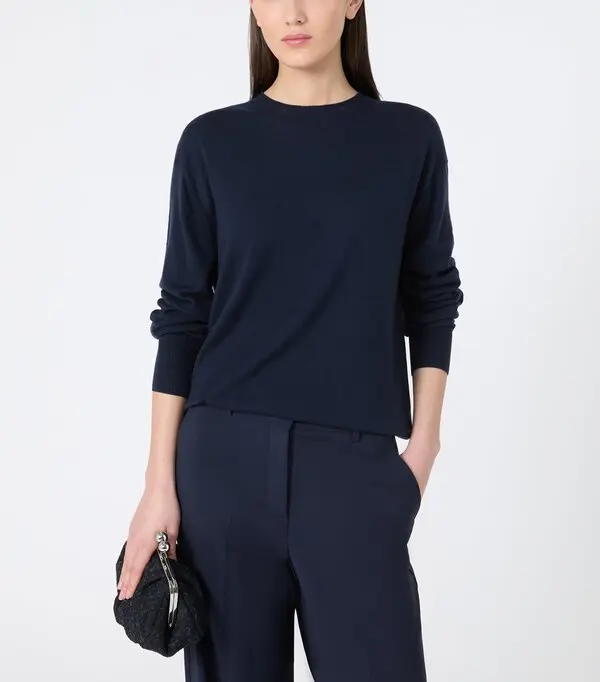 Max Mara Wool-cashmere Sweater - Blue