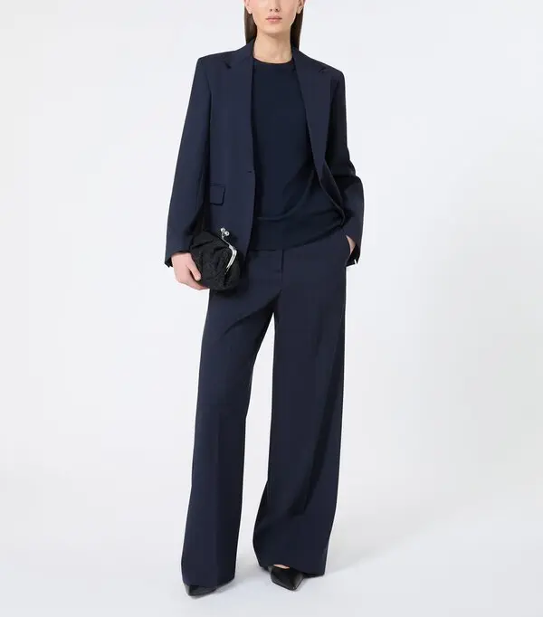 Max Mara Wool-cashmere Sweater - Blue