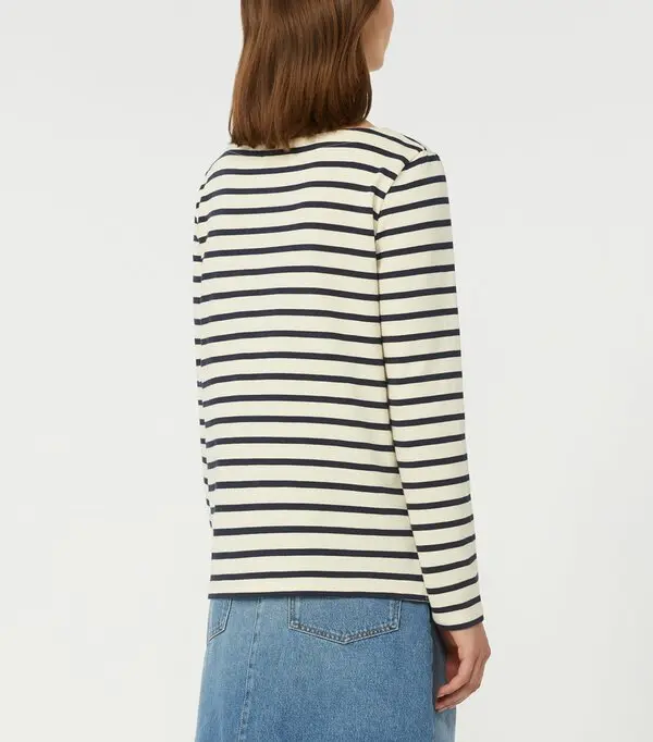 Max Mara Cotton Striped Sweater