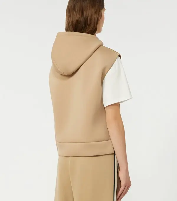 Max Mara Padded Quilted Gilet - Beige