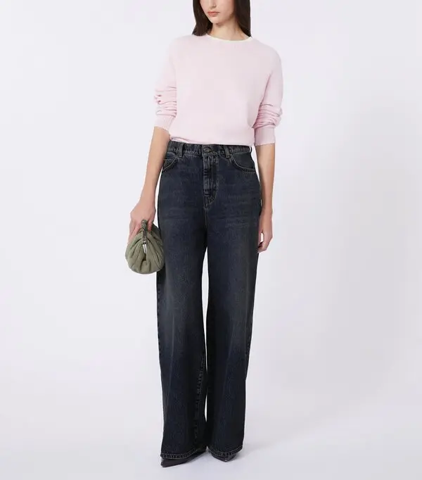 Max Mara Cashmere Round-neck Sweater - Pink