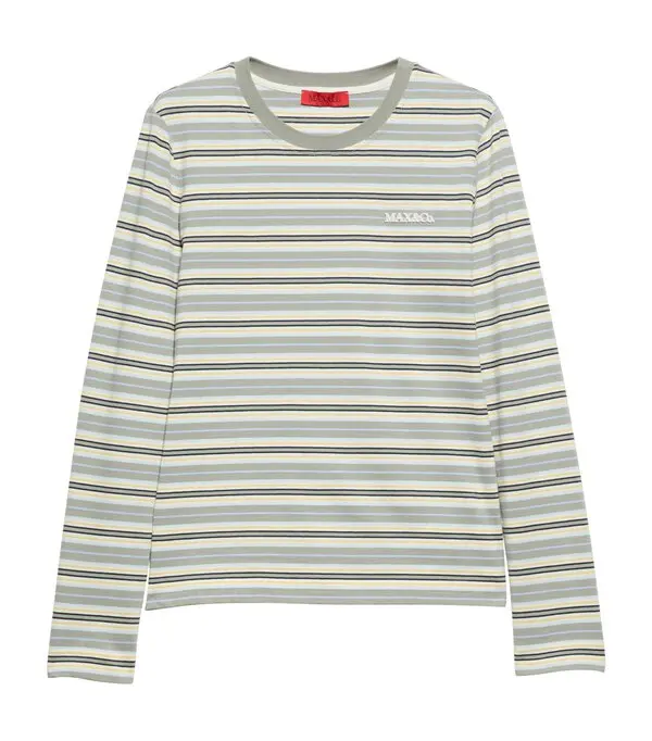 Max & Co. Cotton Stripe T-shirt - Green
