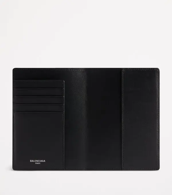 Balenciaga Calfskin Passport Phone Holder - Red