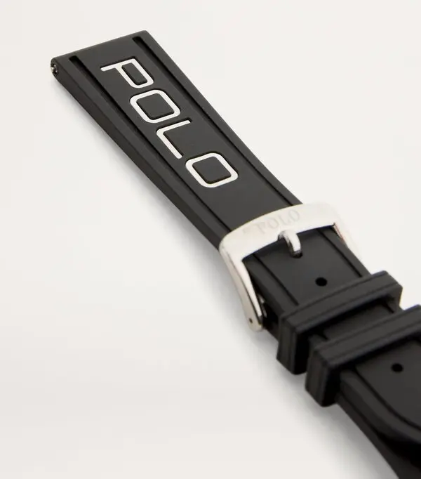 Polo Ralph Lauren Logo Watch Strap - Black