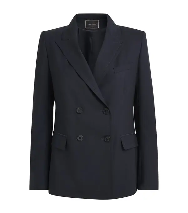 Fabiana Filippi Wool-blend Double-breasted Blazer