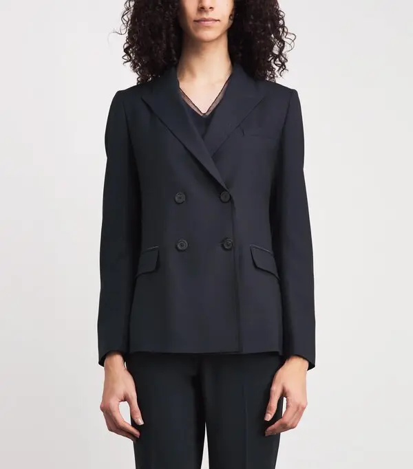 Fabiana Filippi Wool-blend Double-breasted Blazer