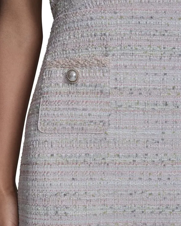 Karl Lagerfeld Paris Metallic Tweed Dress
