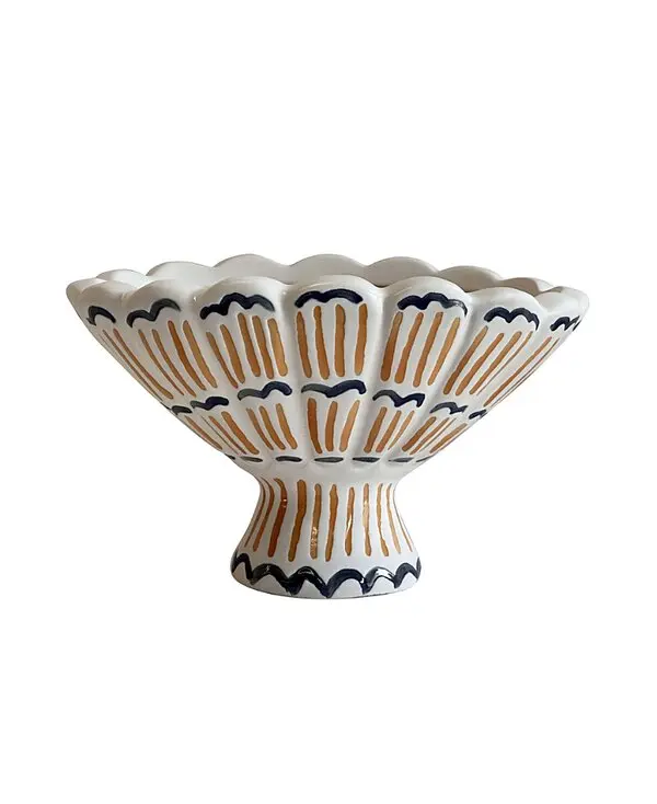 TOV FURNITURE Ceramic Roman Coral Bowl - Terracotta