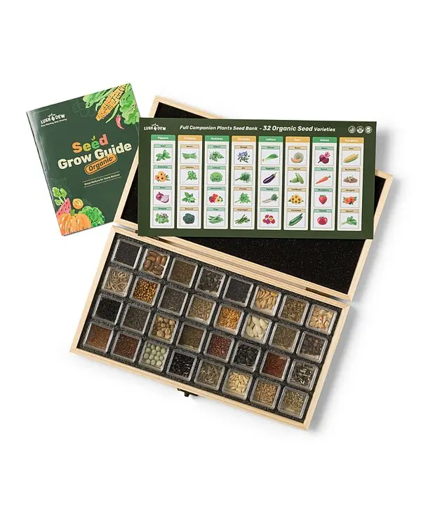 UNCOMMON GOODS Companion Planting Made Easy Seed Bank Set Lush & Dew - Multi