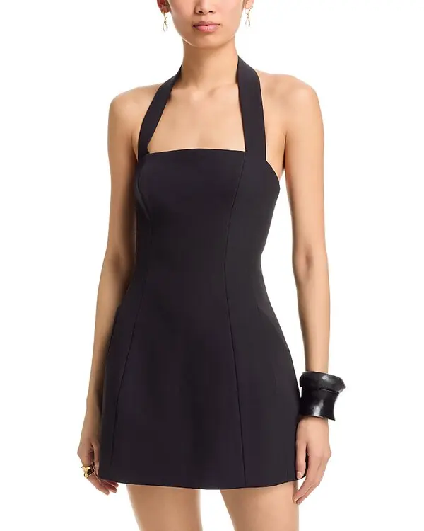 Bardot Nevelle Hourglass Halter Dress - Black
