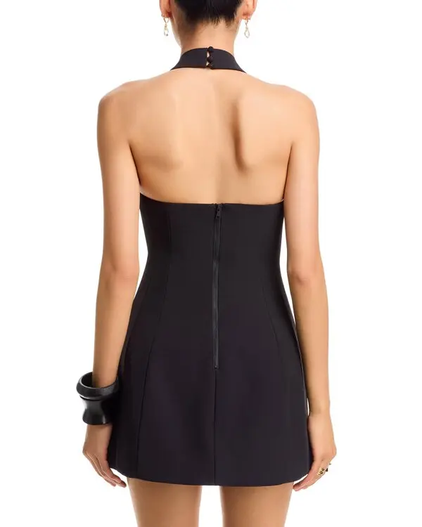 Bardot Nevelle Hourglass Halter Dress - Black