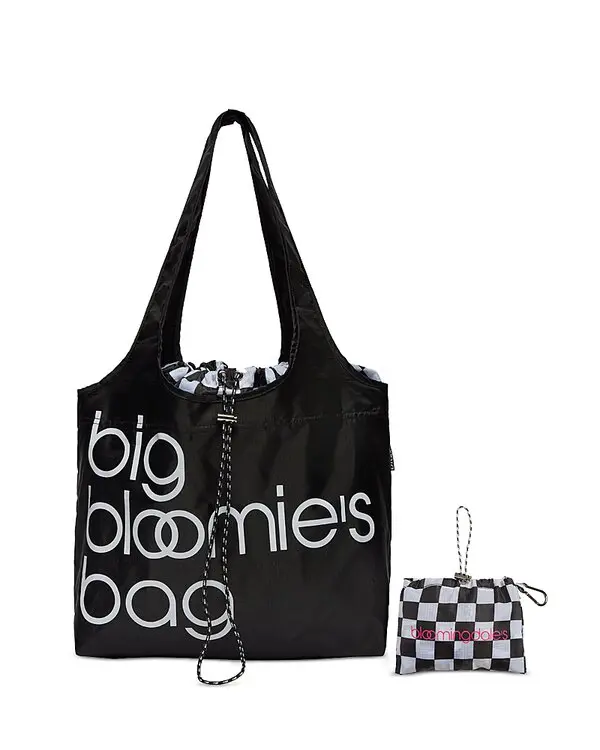 BYBBA Big Bloomie's Bag Packable Tote Bag - Black