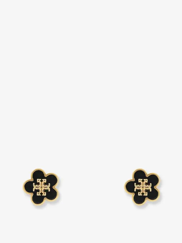 Tory Burch Metal Flower Earrings - Gold