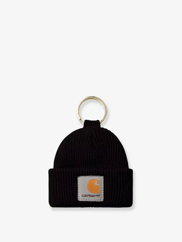 Carhartt Work In Progress Mini Watch Hat Knit Keychain - Black