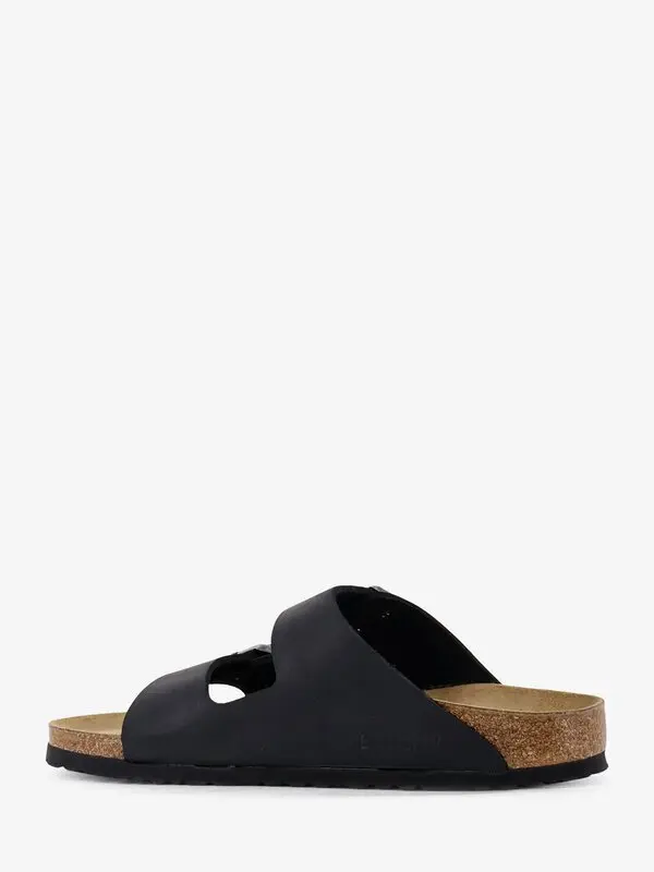 BIRKENSTOCK Arizona Leather Sandals - Black