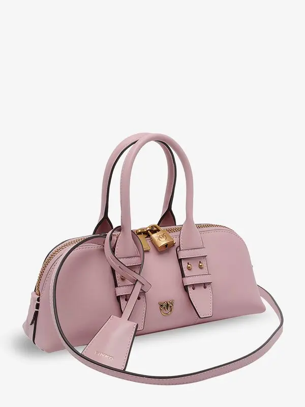 Pinko Bowling Escape Leather Handbag