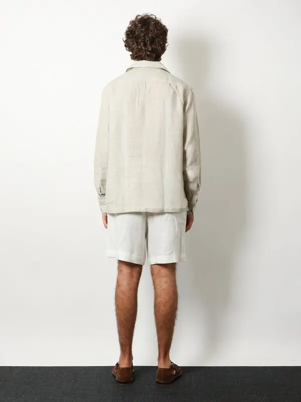 LARDINI Pailan Linen Shirt