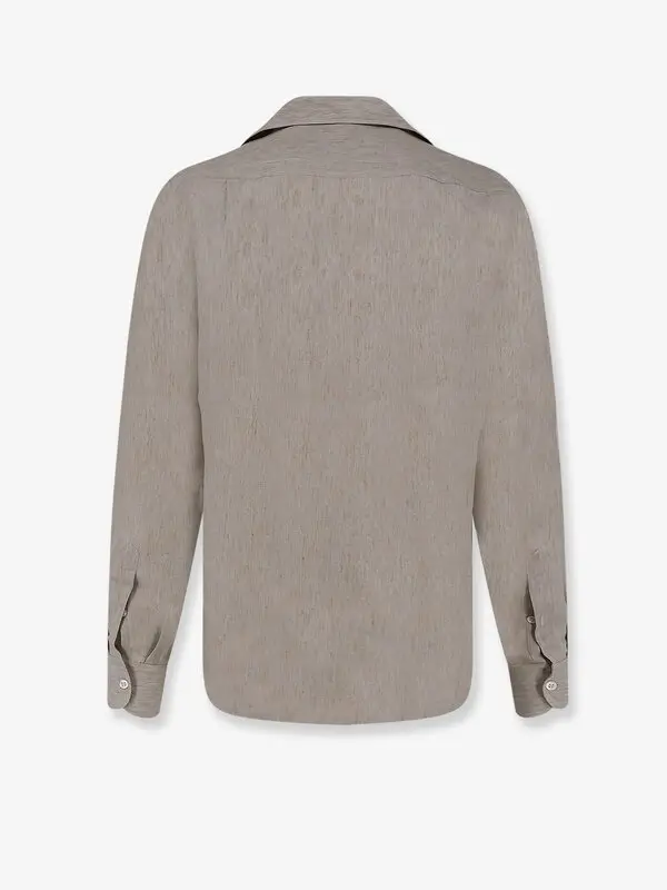 LARDINI Pailan Linen Shirt