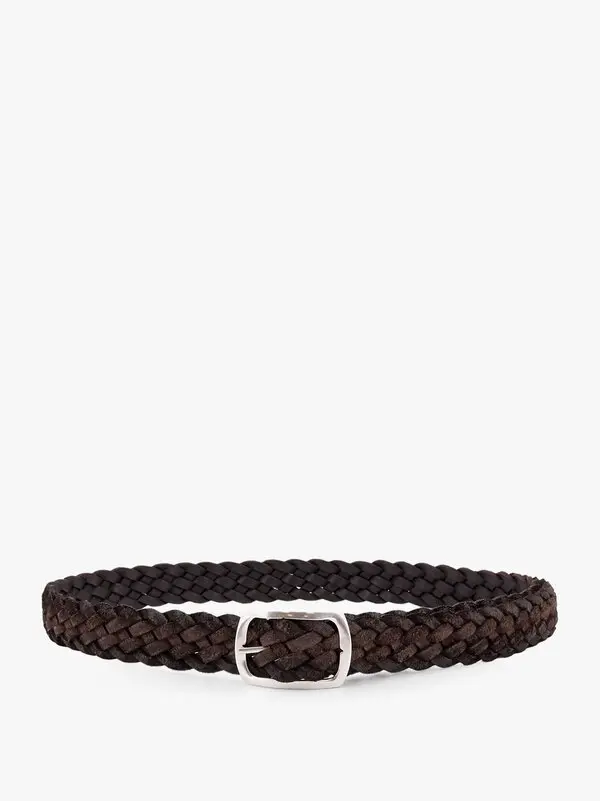 ORTIGNI Suede Belt - Brown