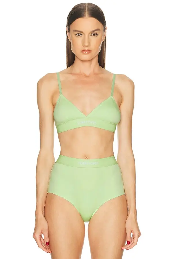 TOM FORD Modal Bra In Green - Wild Lime
