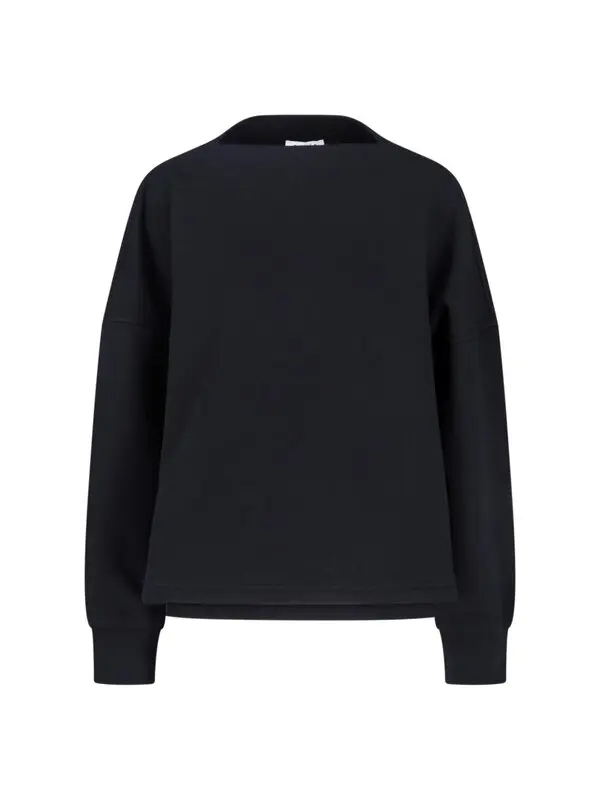 Alaïa Cotton Sweatshirt - Black