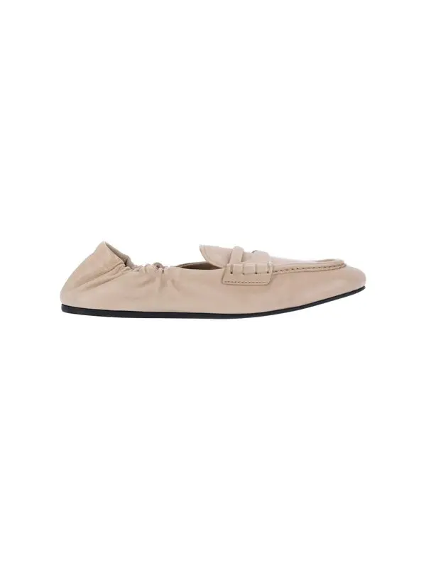 Miu Miu Ruches Nappa Loafers