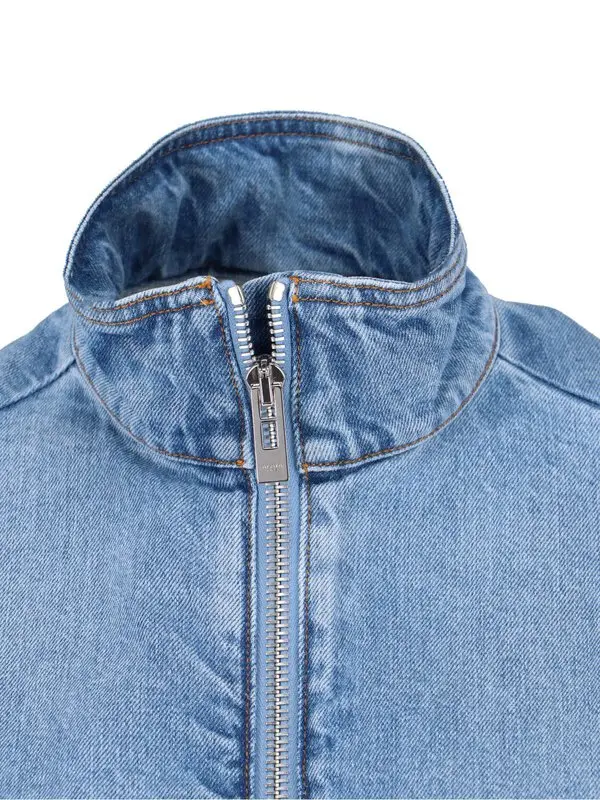 Alaïa Zip Denim Shirt
