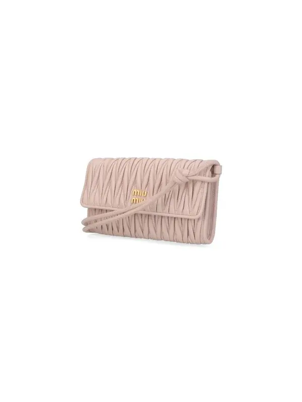 Miu Miu Wallet With Logo Shoulder Strap