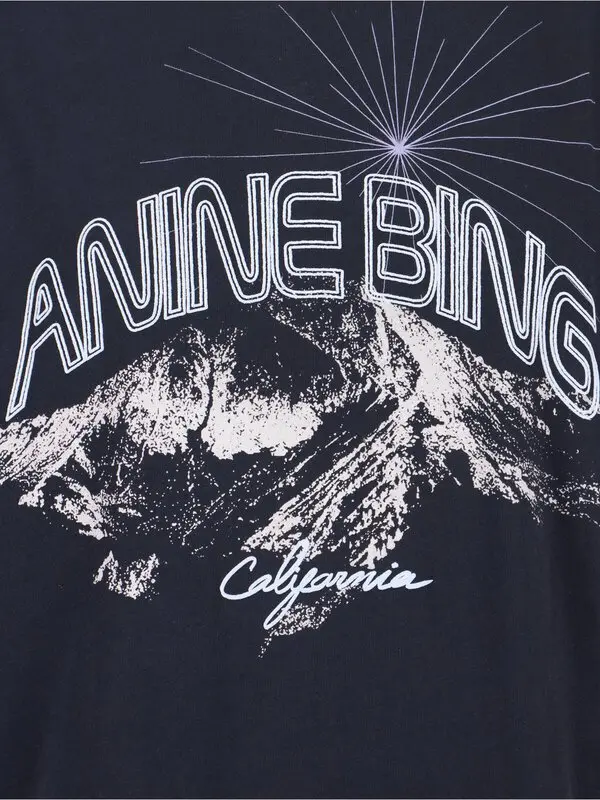 ANINE BING California T-shirt - Black