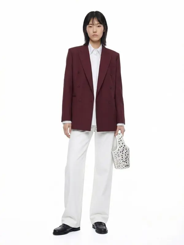 THE FRANKIE SHOP Monterey Double-breasted Blazer