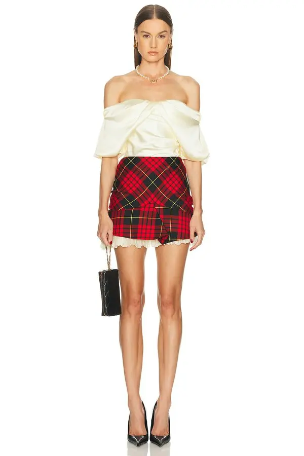 Alexander McQueen Off-shoulder Top