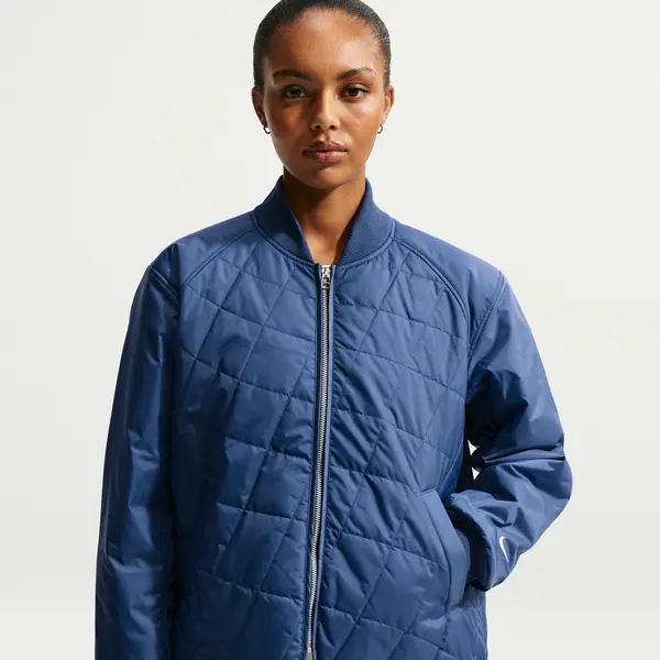 Nike Sportswear Loose Quilted Jacket - Blue
