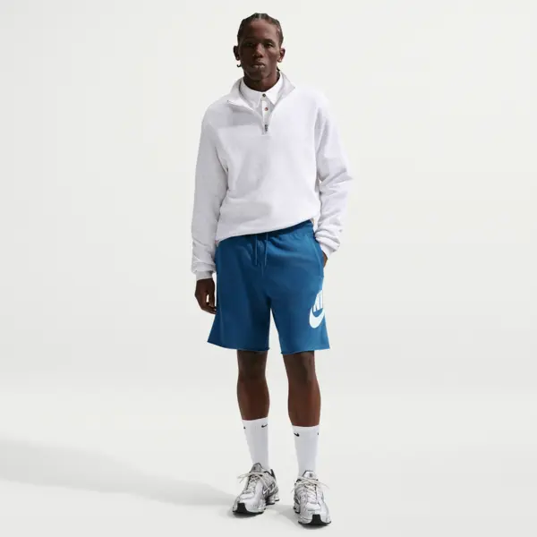 Nike Club French Terry Alumni Shorts - Blue