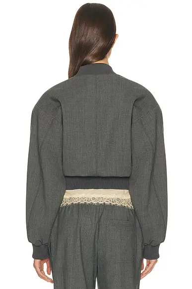 HELSA Wool Blend Bomber Jacket