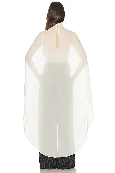 HELSA Georgette Cape Top