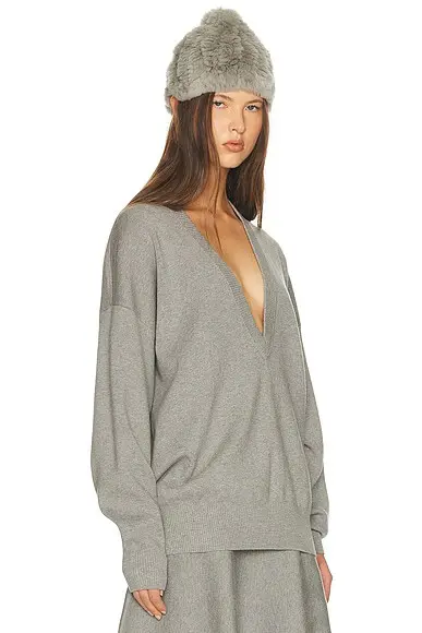 HELSA Xanthe Sweater - Light Grey