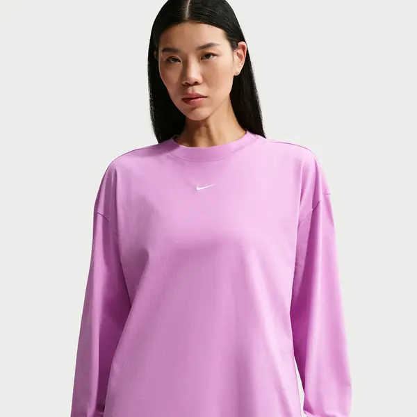 Nike Sportswear Oversized Long-sleeve T-shirt - Purple