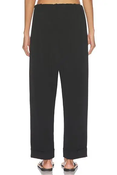 THE ROW Delano Pant - Black