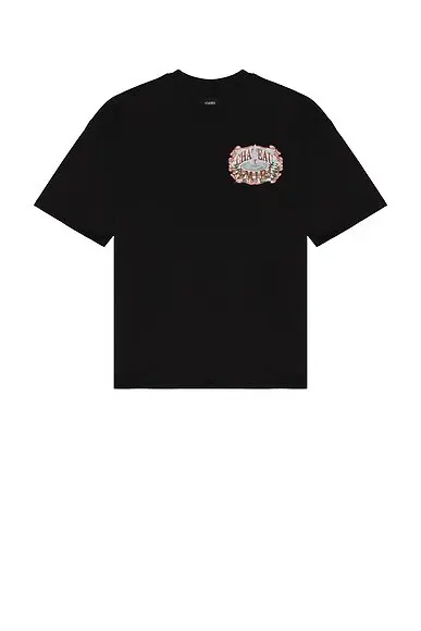 Amiri Chateau Sketch Oversized Tee - Black