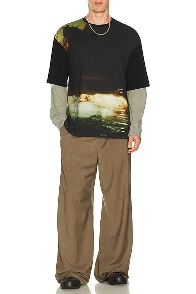 Undercover Drowned Martyr Double Jersey Tee - Black