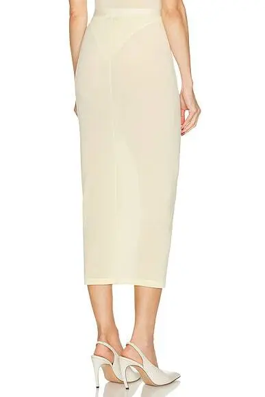 Wardrobe.NYC Sheer Midi Skirt