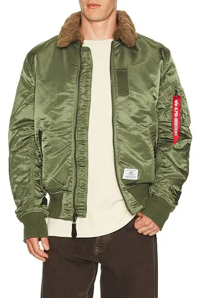 Alpha Industries B-15 Mod Flight Jacket - Sage