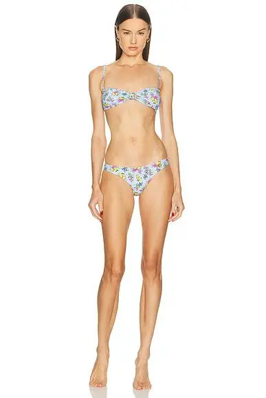 Dolce & Gabbana Floral Print Bikini Set